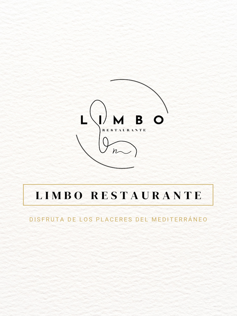 Menú del Restaurante Limbo Valencia | PDF | pesto | Ingredientes de comida