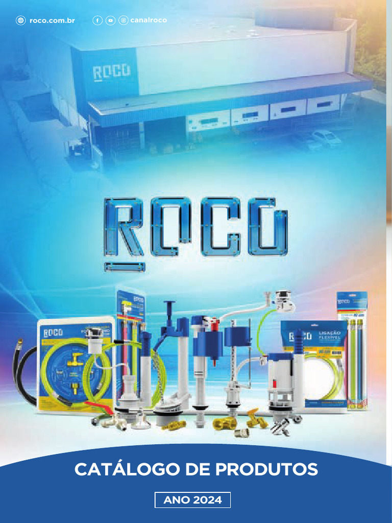 Catálogo de Produtos Roco 2024 | PDF | Pressão | Materiais