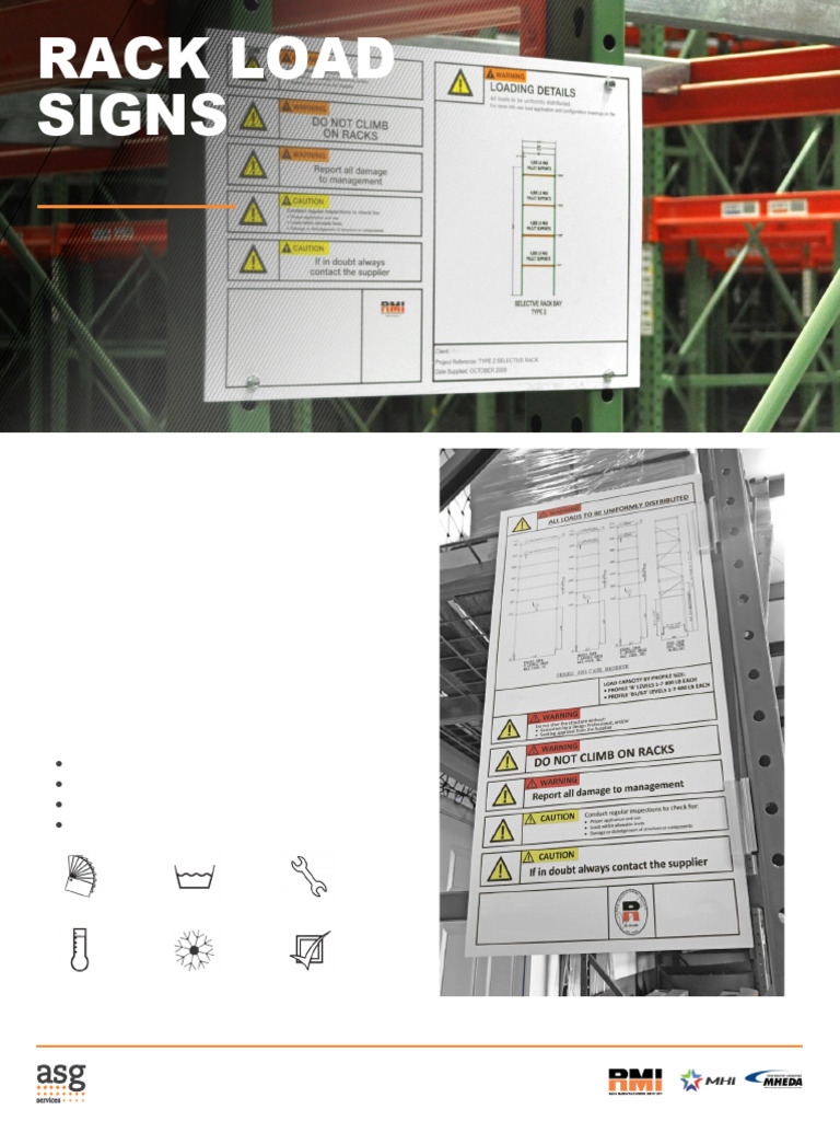Custom Rack Load Signs for Safety | PDF
