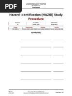 Hazard Identification HAZID Study Worksheet Template | PDF