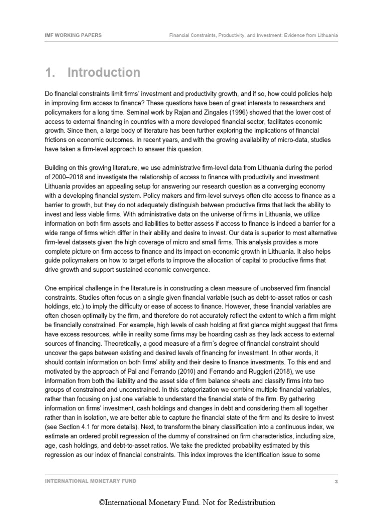 001 Article A001 En | PDF | International Monetary Fund | Monetary Policy