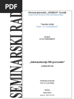 Nova Uredba o Uredskom Poslovanju - DŠJU - (Za Polaznike) | PDF