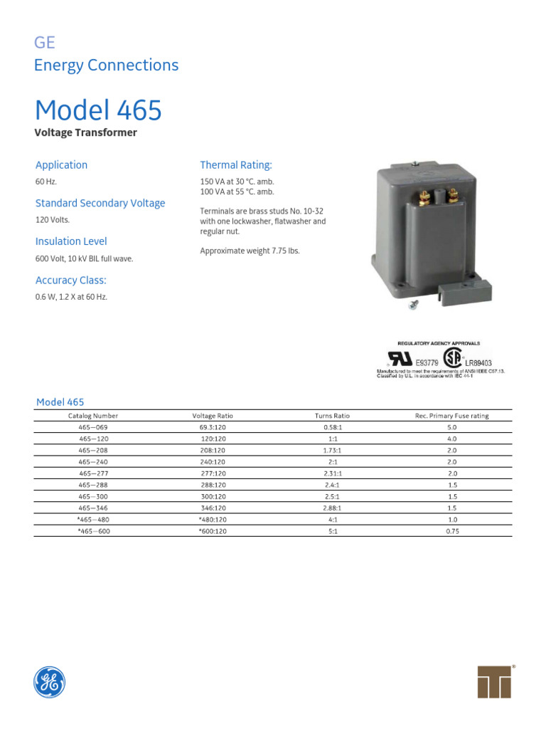 Model 465: Energy Connections | PDF