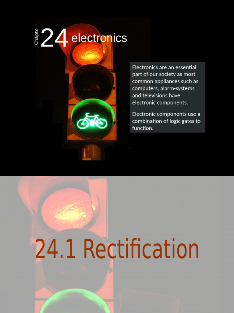 Chapter 24 Electronics | PDF | Logic Gate | Rectifier