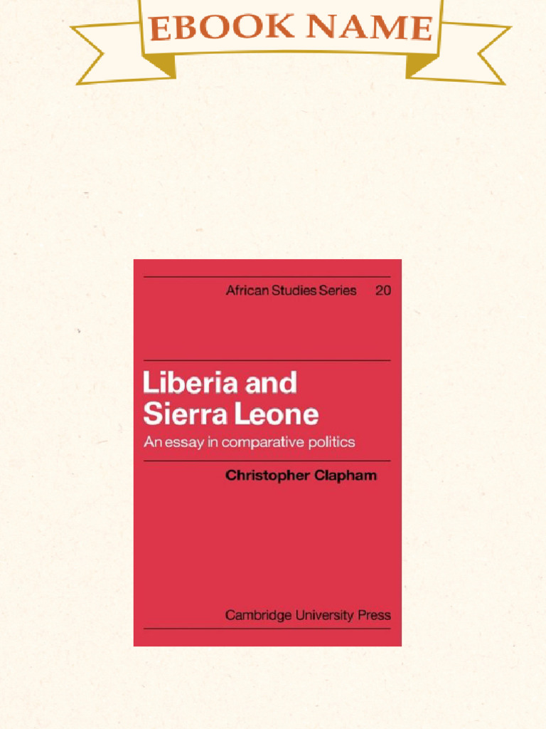 Liberia and Sierra Leone Christopher Clapham PDF Download | PDF ...