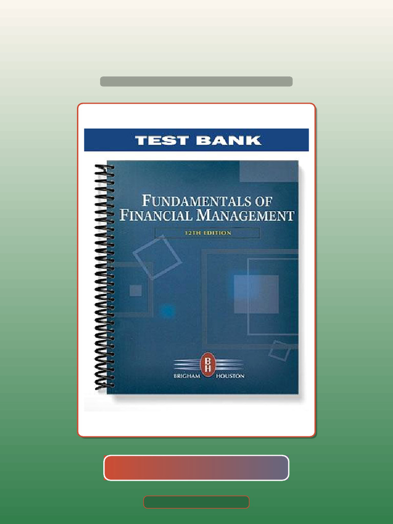 Fundamentals of Financial Management 12th Edition by Brigham Official ...
