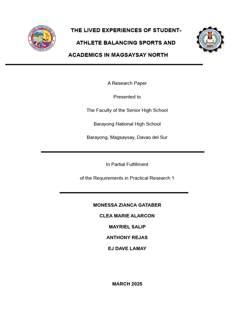 Final PR (1) (AutoRecovered) | PDF | Cognition | Behavioural Sciences