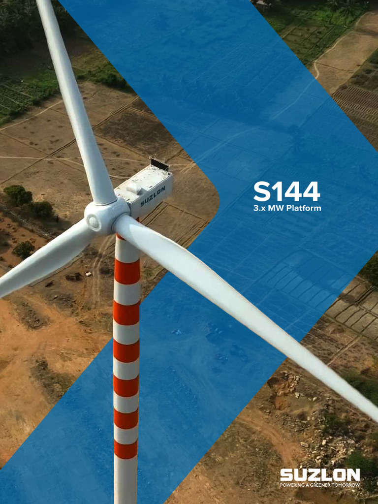 Suzlon S144 Wind Turbine Overview | PDF | Wind Turbine | Turbine