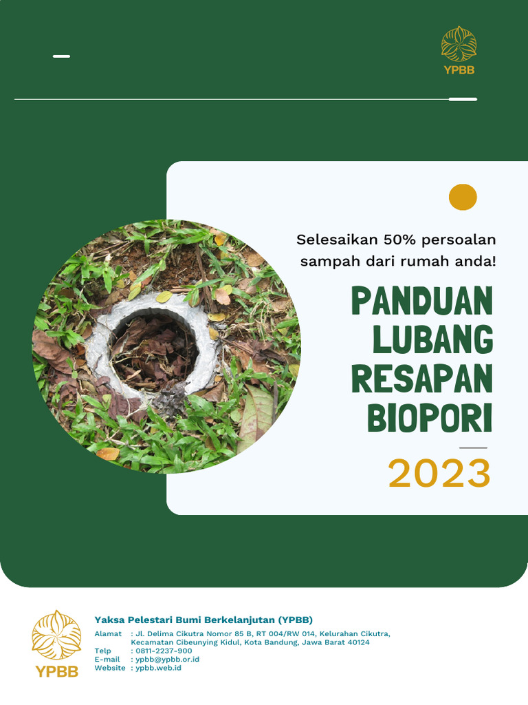 Panduan Lubang Resapan Biopori | PDF