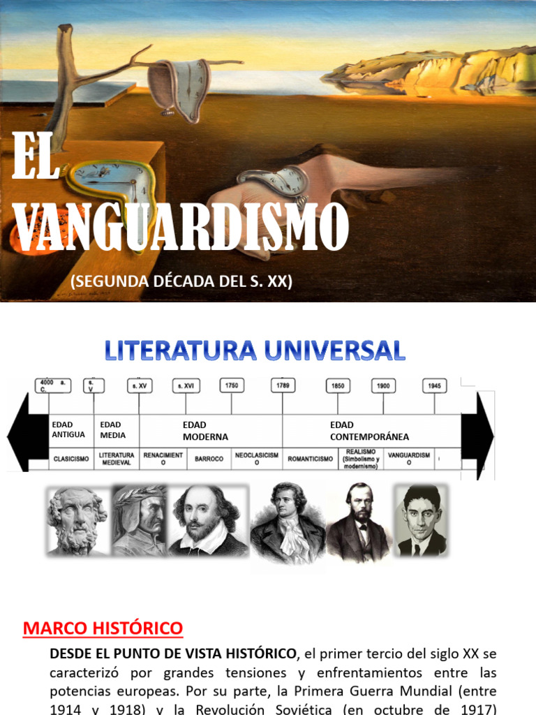 Tema 6 - Vanguardismo | PDF | Vanguardia | Franz Kafka