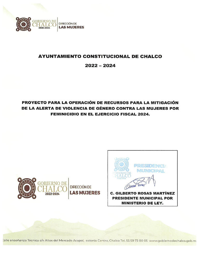 Chalco Feminicidio | PDF