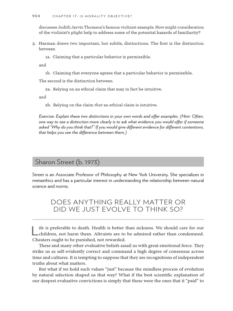 Sharon Street - Does Anything Really Matter or Did We Just Evolve To ...