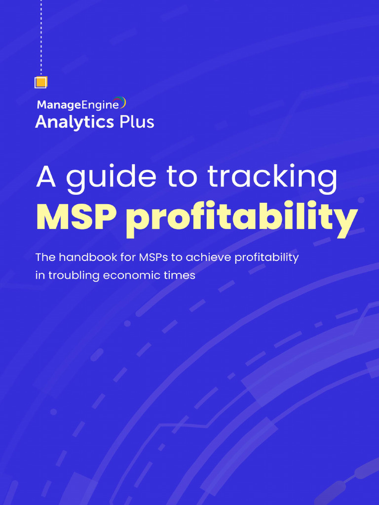 Ebook On Critical Profitability Metrics MSP | PDF
