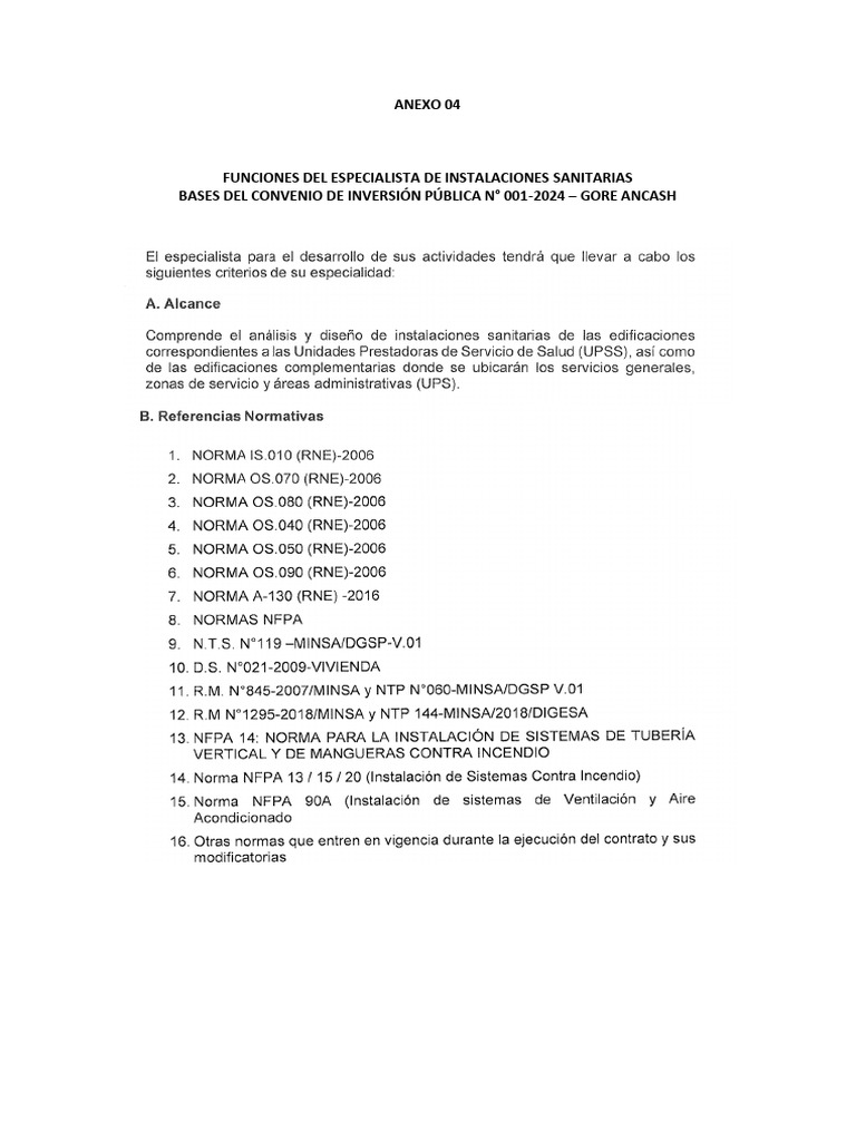 Anexo 04 - Instalaciones Sanitarias | PDF