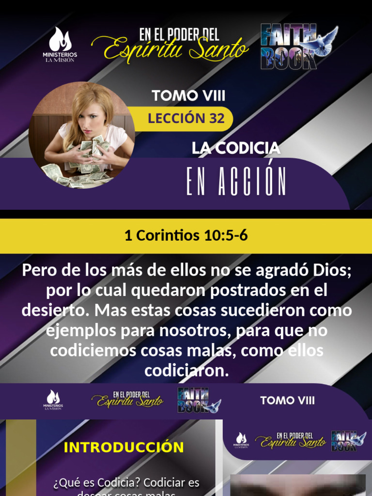 Lección 32 - La Codicia en Acción | PDF | Codicia