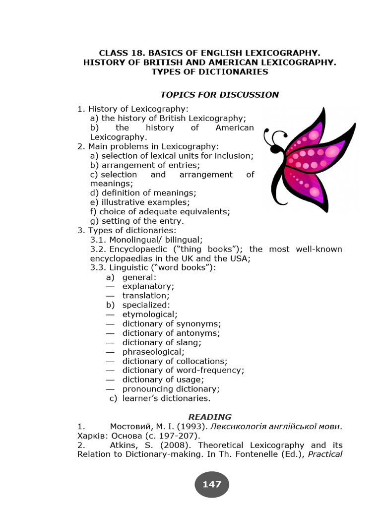 Class 18 | PDF | Lexicography | Dictionary