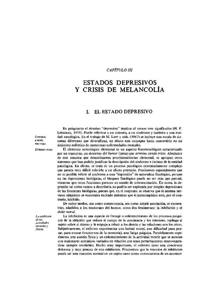 Melancolia Henry Ey | PDF