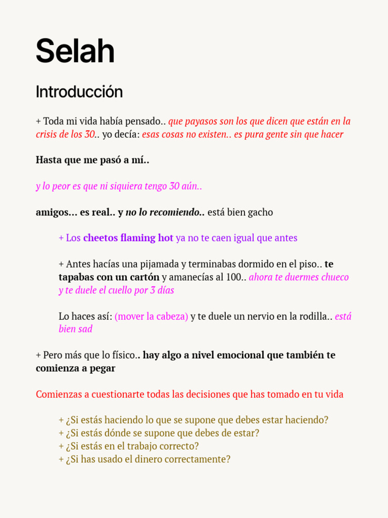 Crisis de los 30: Reflexiones y Soluciones | PDF | Jesús | Salmos