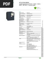 ATV312 Variable Speed Drive Overview | PDF | Electric Motor | Electric ...