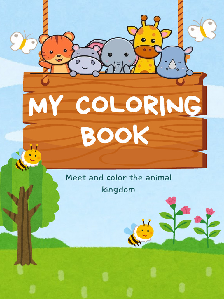 Animal Kingdom Coloring Book | PDF | Zoology