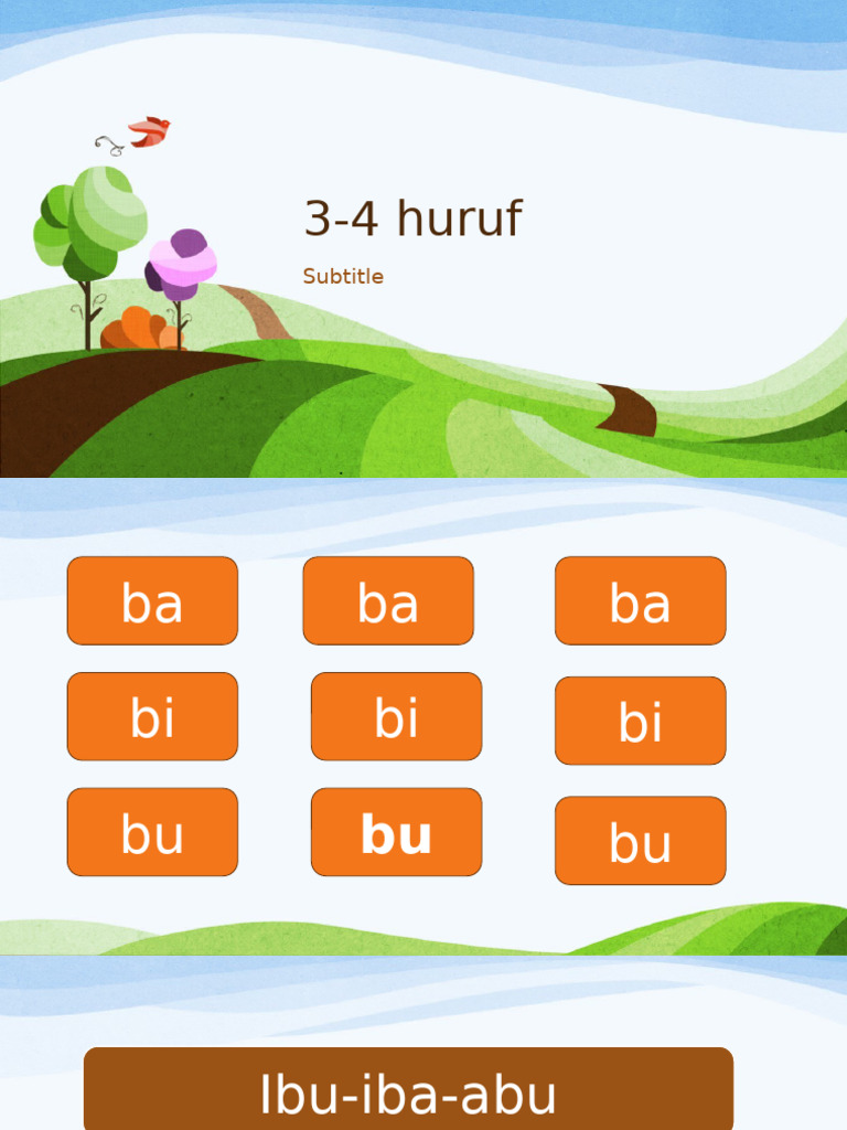 Belajar Membaca 2 Suku Kata | PDF