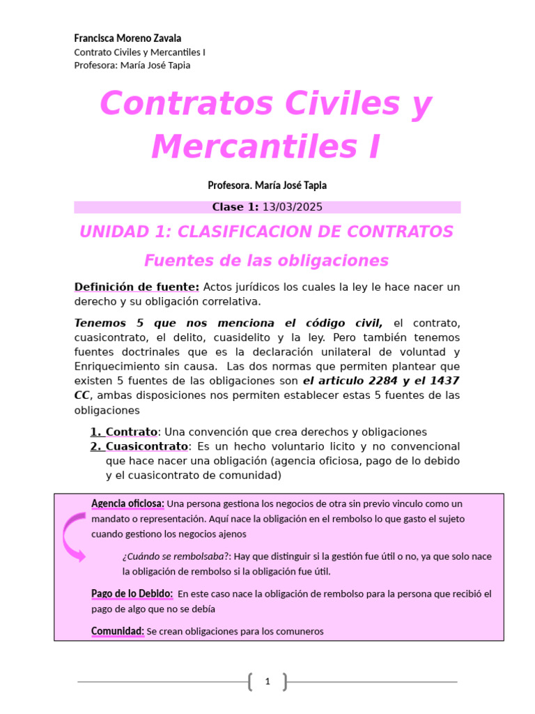 Contratos Civiles y Mercantiles I (Derecho/tercer Año/ucn) | PDF | Condominio | Derecho civil ...