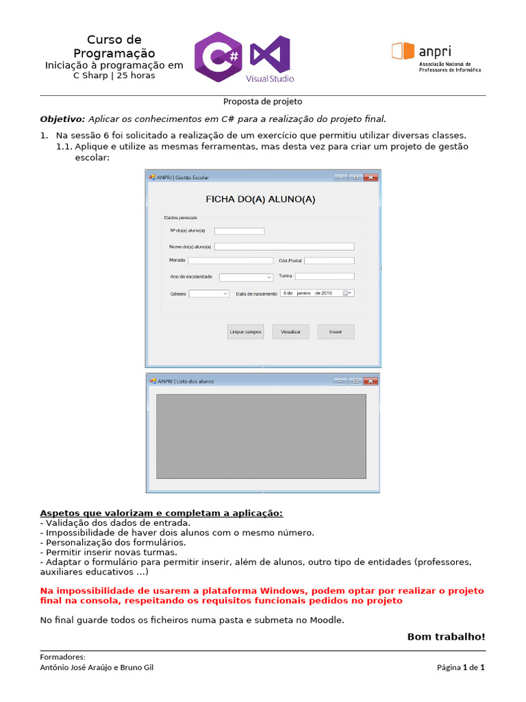 Proposta de projeto - Exemplo | PDF