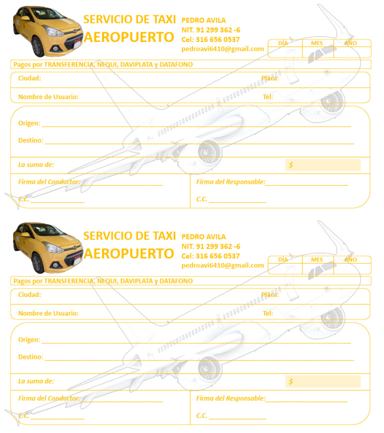 Servicio Taxi | PDF