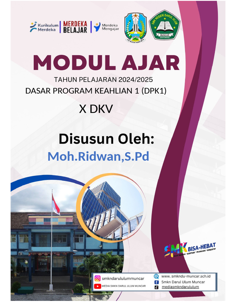 Modul Ajar DPK 1 Ganjil Rev 2 | PDF