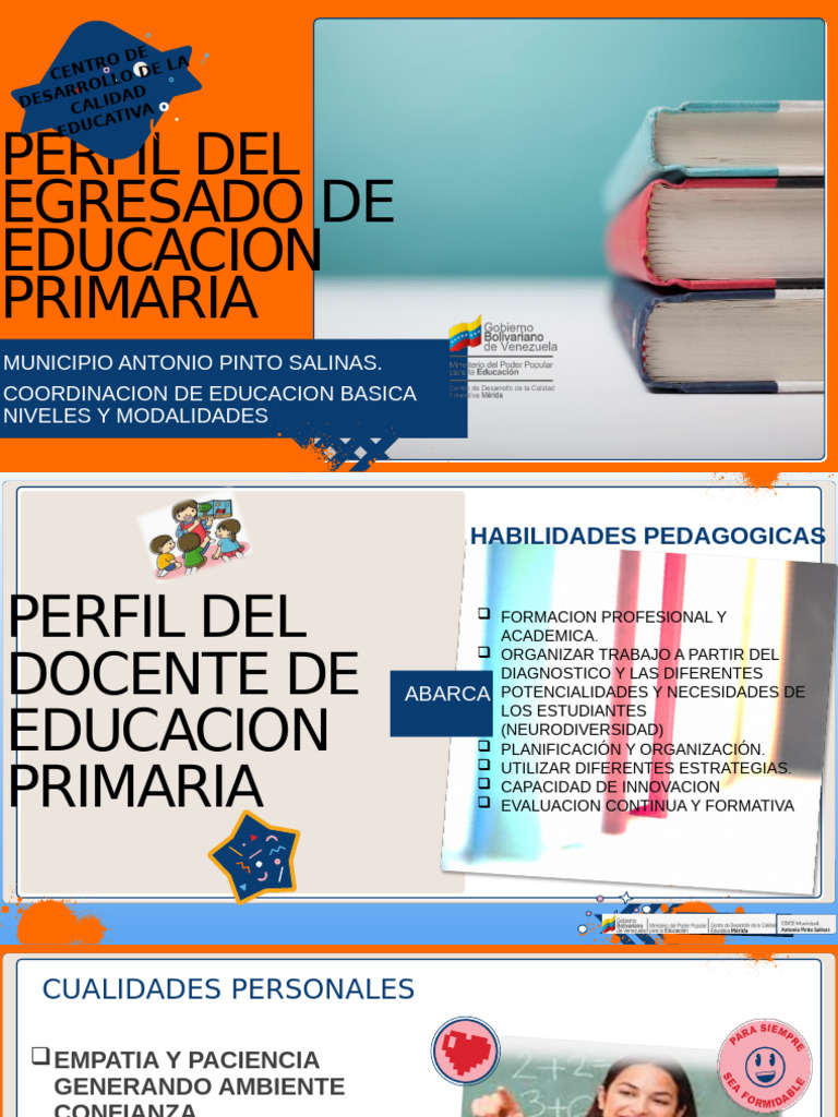 Perfil Del Egresado de Educacion Primaria | PDF | Aprendizaje | Pensamiento