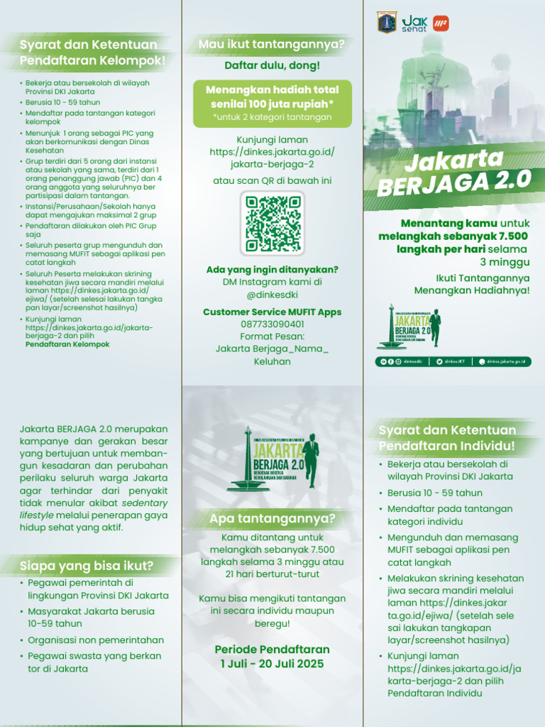 Leaflet JakartaBerjaga Final | PDF