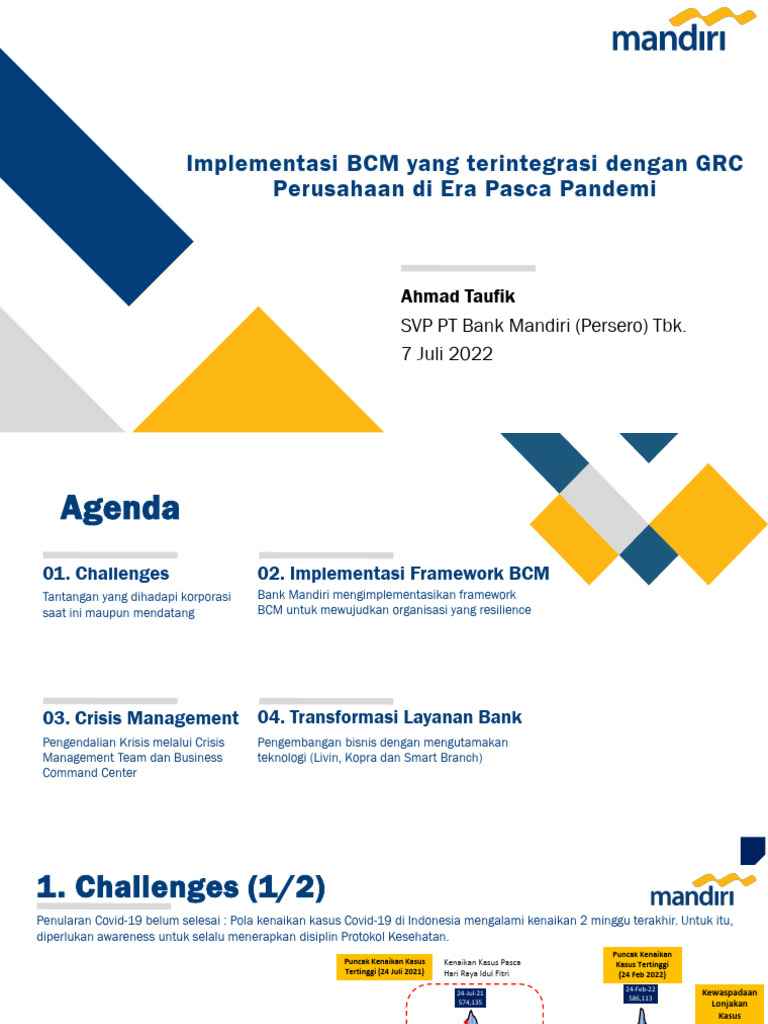 (Main Deck) Implementasi BCM For MRT Event v4 | PDF