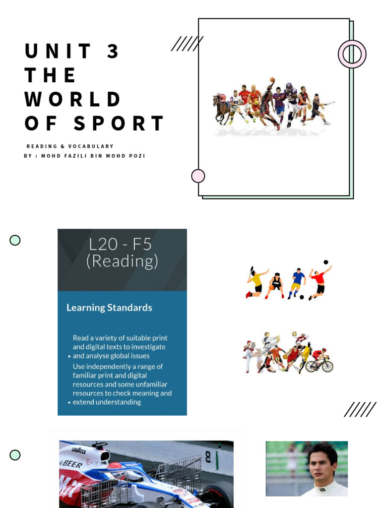 UNIT 3 The World of Sport Reading | PDF