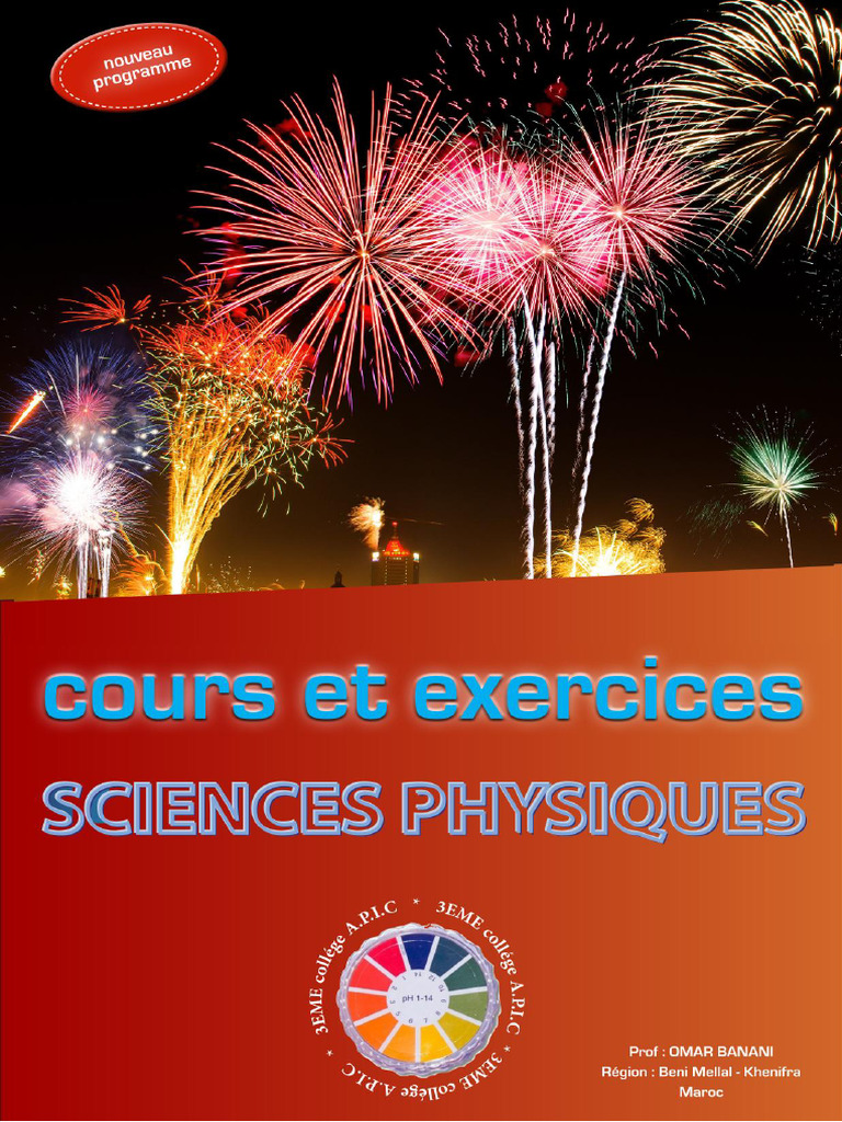 Cous Et Exercices PC College 3APIC | PDF