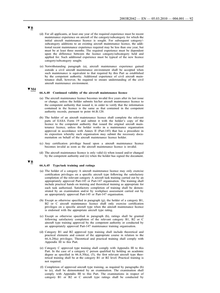 Alinea H Do 66.a.45 Do Regulamento Ce 2042-2003 | PDF | Justice | Crime & Violence