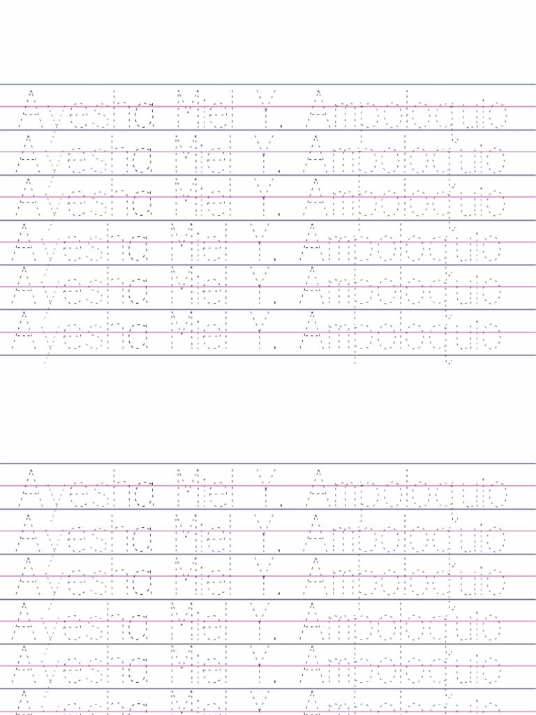 Gothic & Cursive Name Tracing Pad | PDF