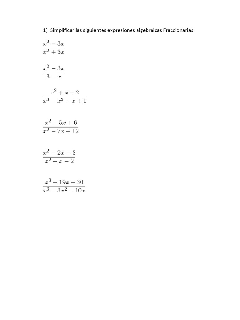 TP #1 Exp - Alg | PDF