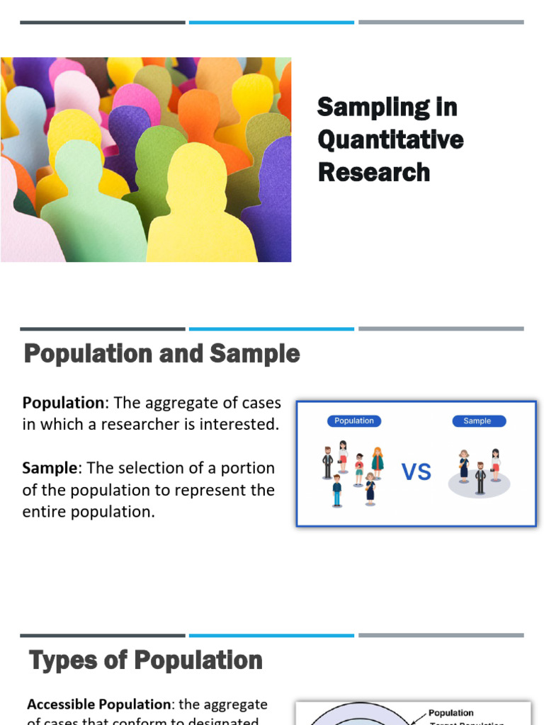 Quantitative Research Sampling Guide | PDF | Sampling (Statistics ...