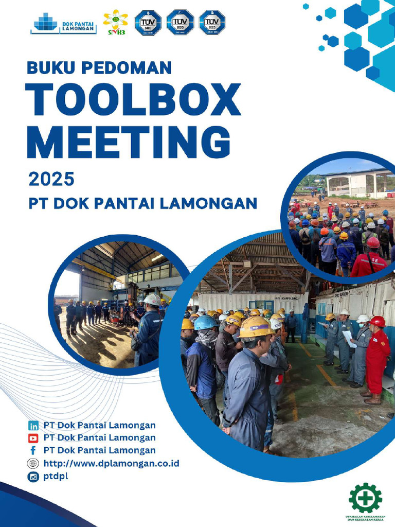 Buku Pedoman Toolbox Meeting PT DPL 2025 | PDF