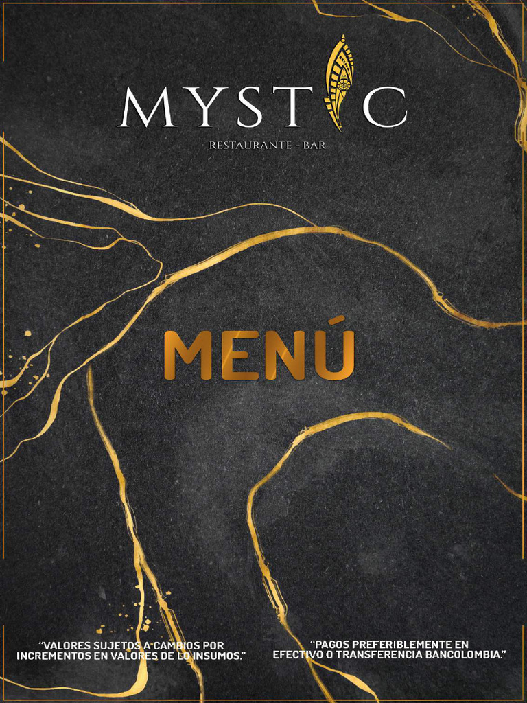 Menu Restaurante Mystic-Comprimido | PDF