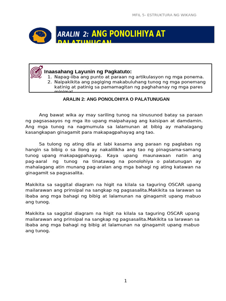 Aralin 2 - Midterm | PDF