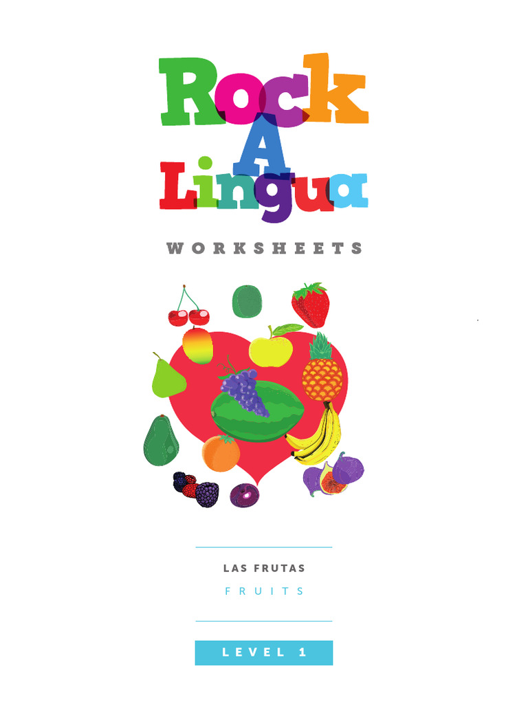 Las Frutas (Worksheet) | PDF | Fruta | Frutas comestibles