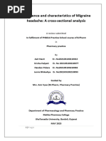 Walton Centre Headache Diary Template | PDF | Headache | Neurology