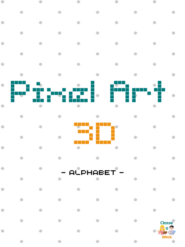 Pixel Art 3D Alphabet | PDF