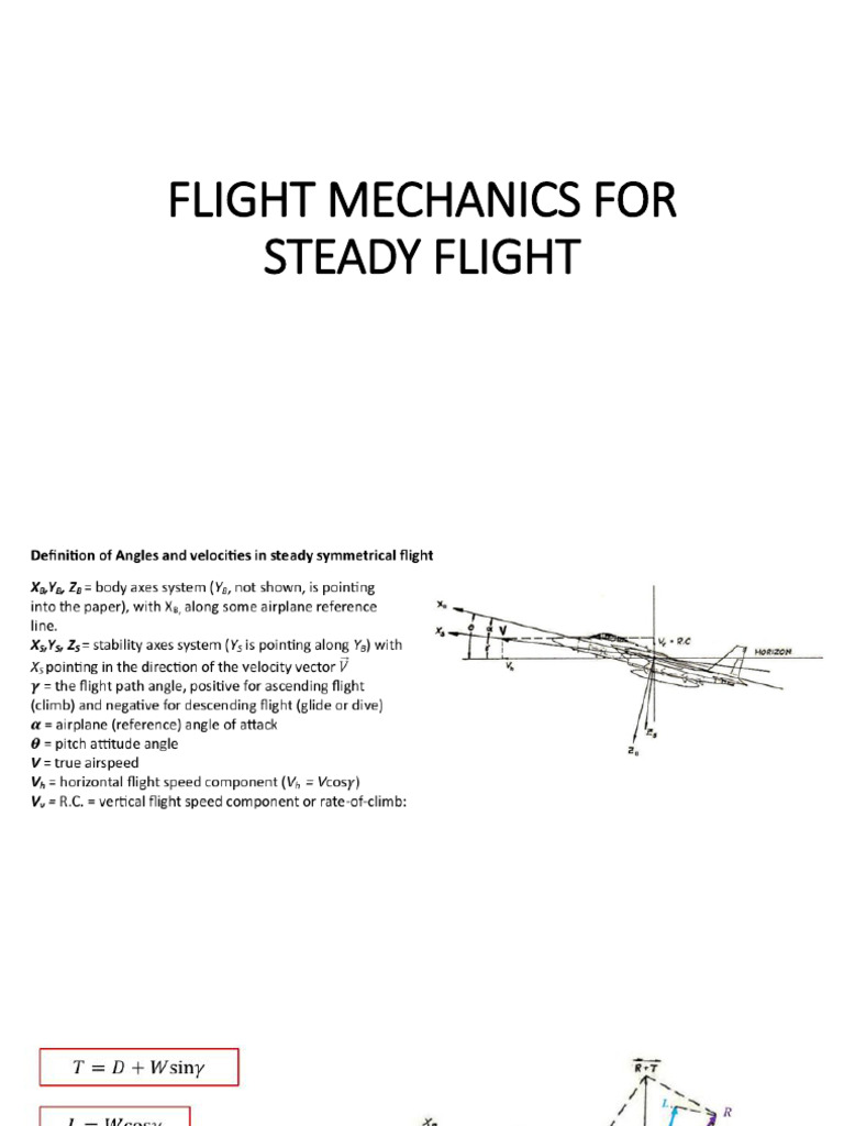 Flight Mechanics | PDF