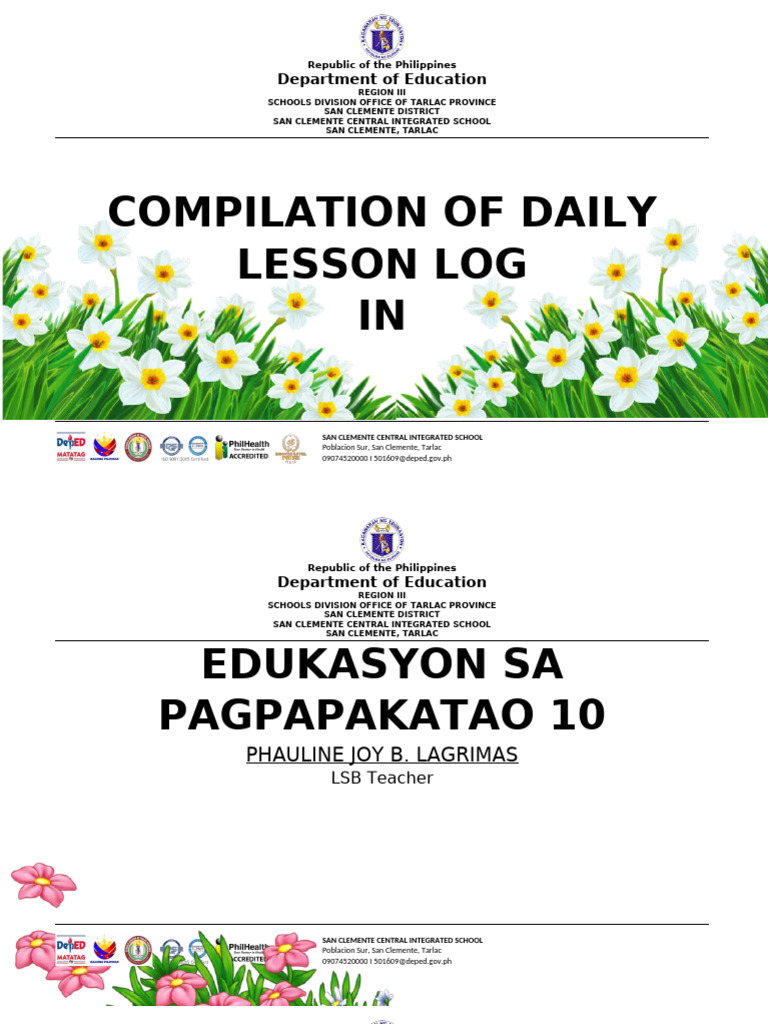 DLL Cover Page | PDF