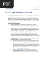 Durban Pier 1 Vessel Berthing Schedule | PDF