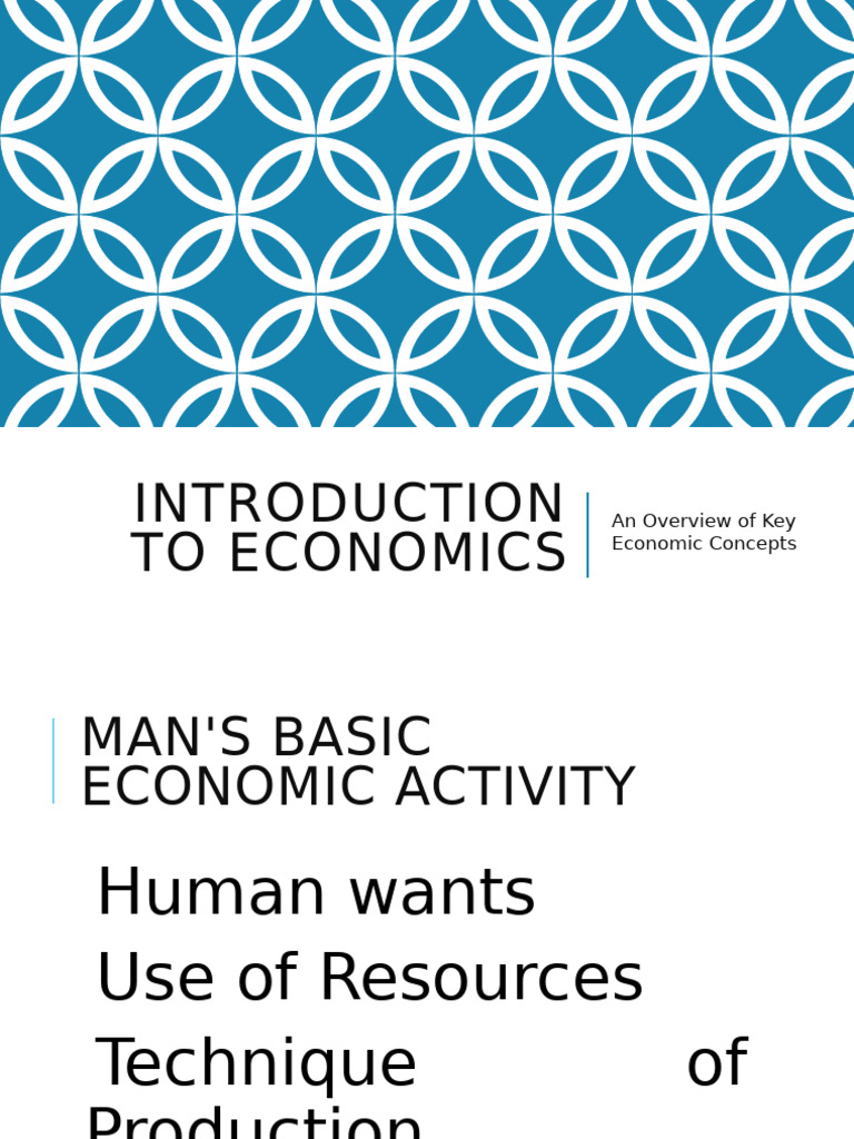 Key Concepts in Economics Explained | PDF | Economics | Microeconomics