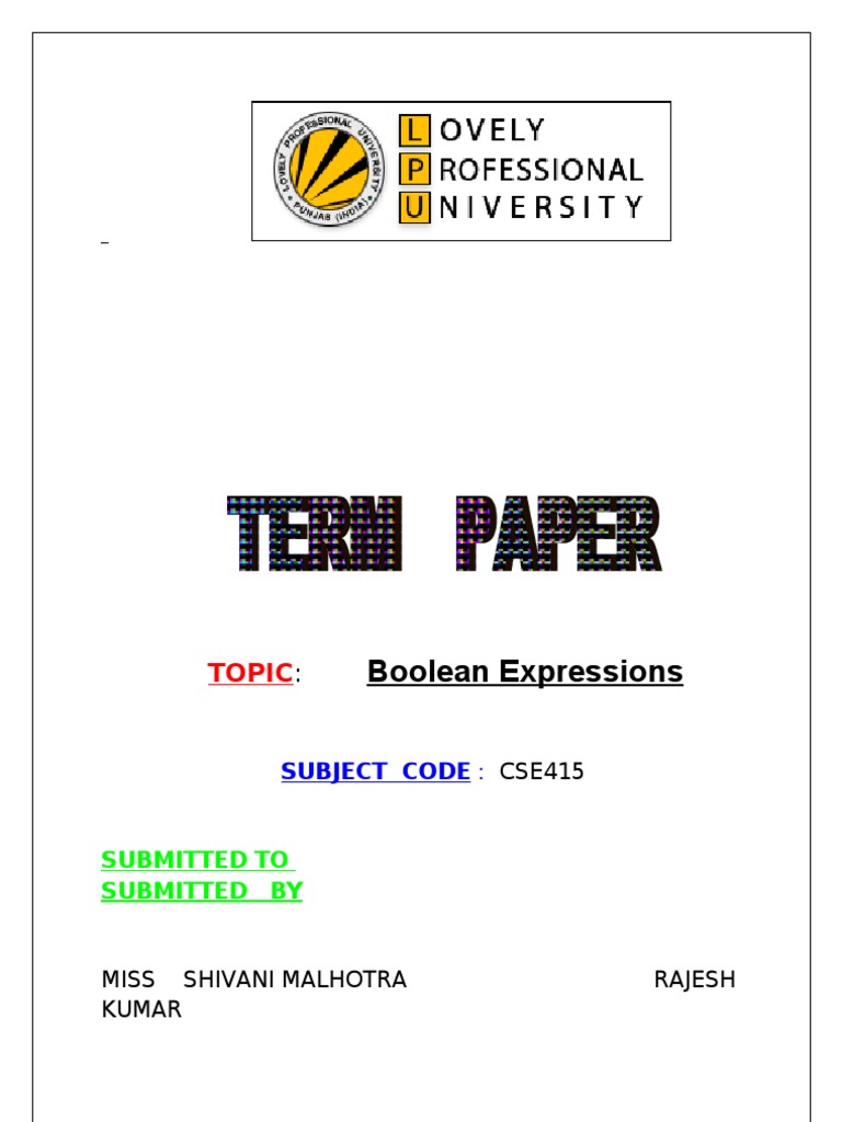 Boolean Expressions | PDF | Boolean Data Type | Control Flow