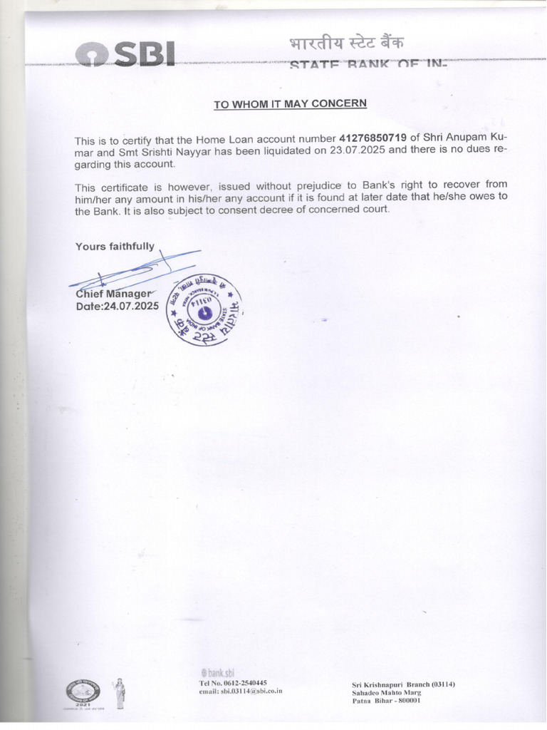 Noc Home Loan | PDF